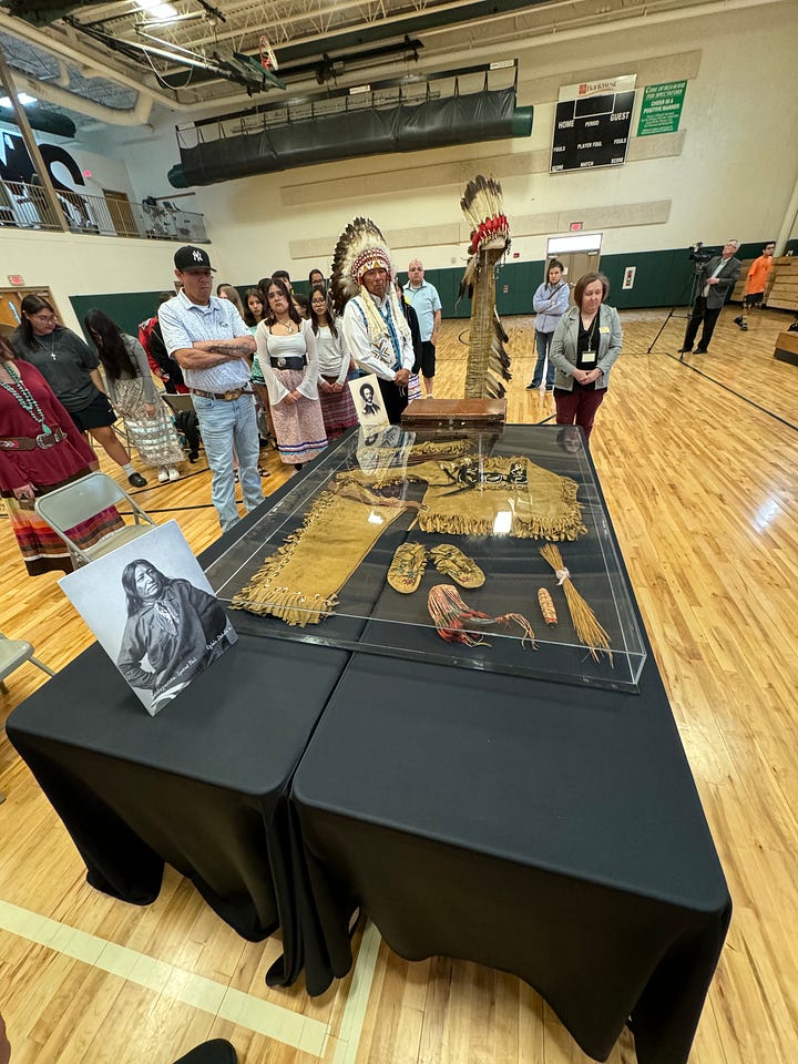 Friendship between Indian agent, tribal chief celebrated with return of ...