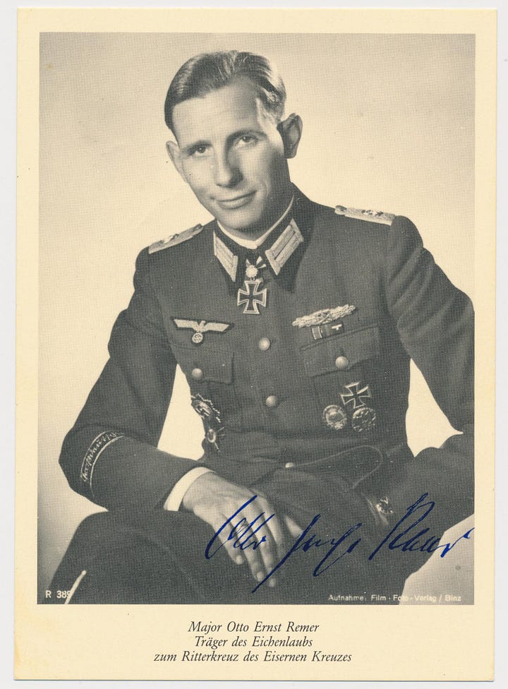 Otto Ernst Remer and The Socialist Reich