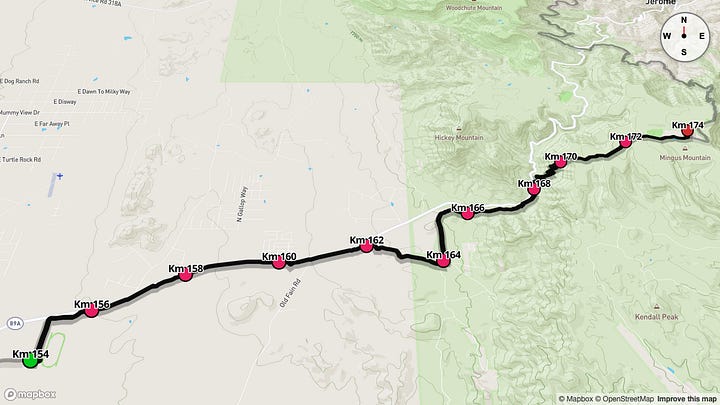 The 2025 Cocodona 250 Course Guide - Metric Edition (Kilometers & Meters)