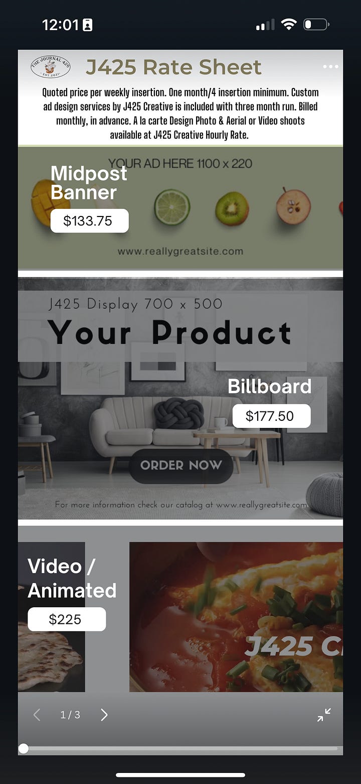 J425 Ads - by J425 - The Journal 425