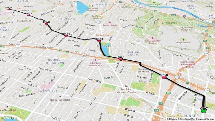 The 2025 Los Angeles Marathon Course Guide - Metric Edition (Kilometers ...