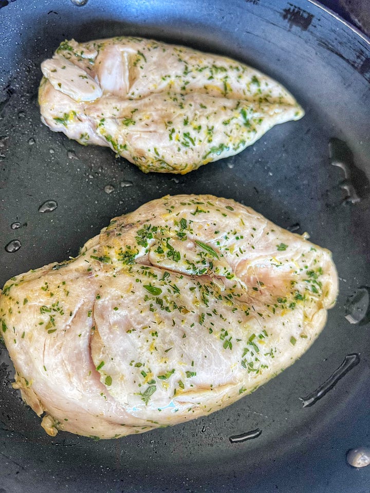 Perfectly Cooked Chicken Breasts - by andrew gruel