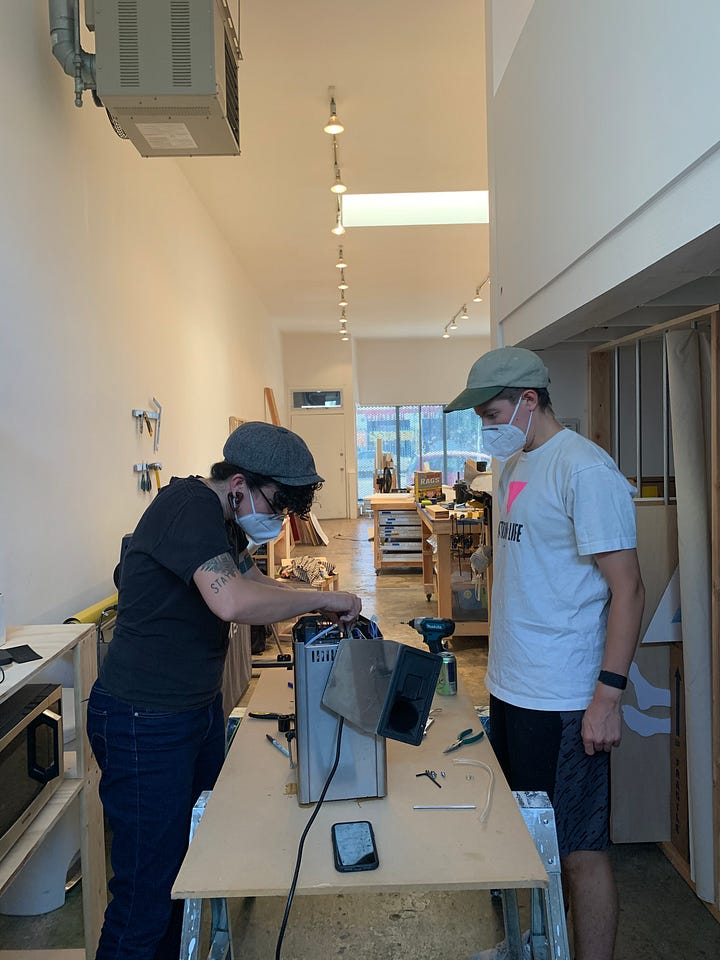 new spaces & big releases - by Isabel Osgood-Roach