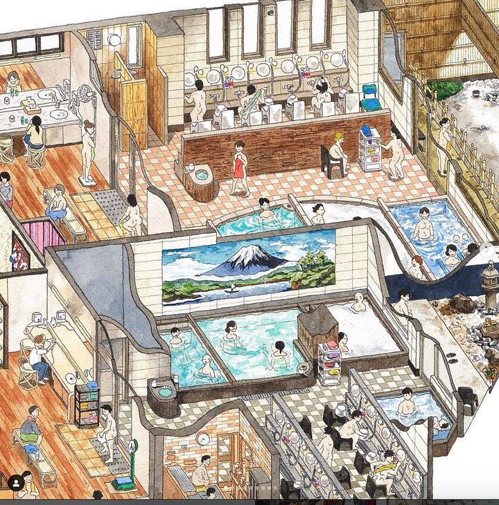 Enya Honami: Illustrating Public Bath Culture