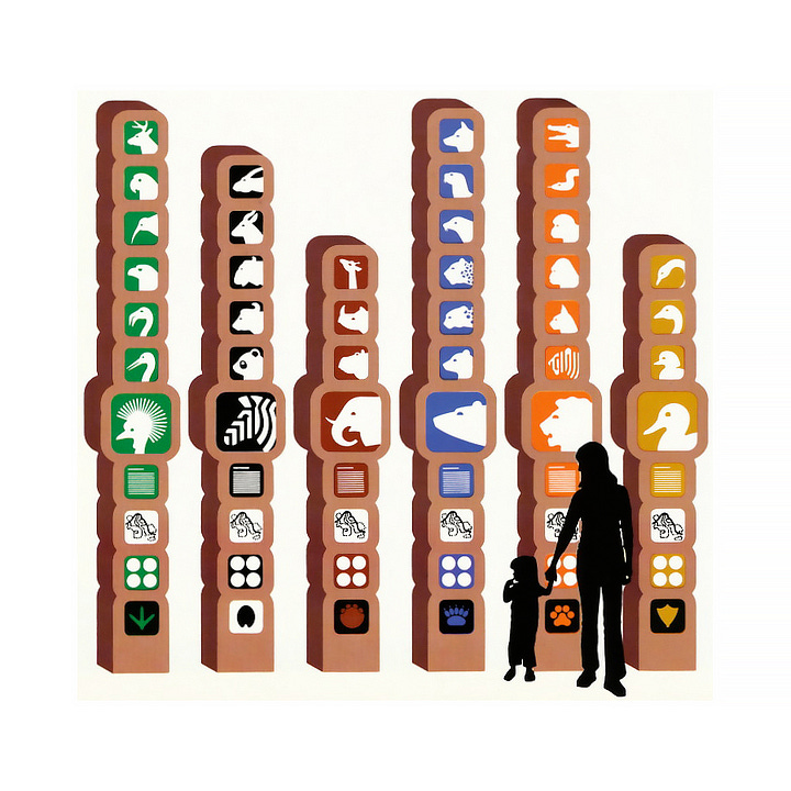 The story of Lance Wyman's logo for National Zoo – Logo Histories