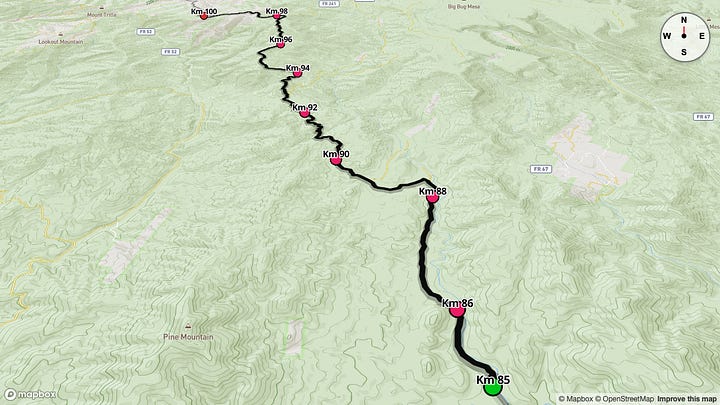 The 2025 Cocodona 250 Course Guide - Metric Edition (Kilometers & Meters)