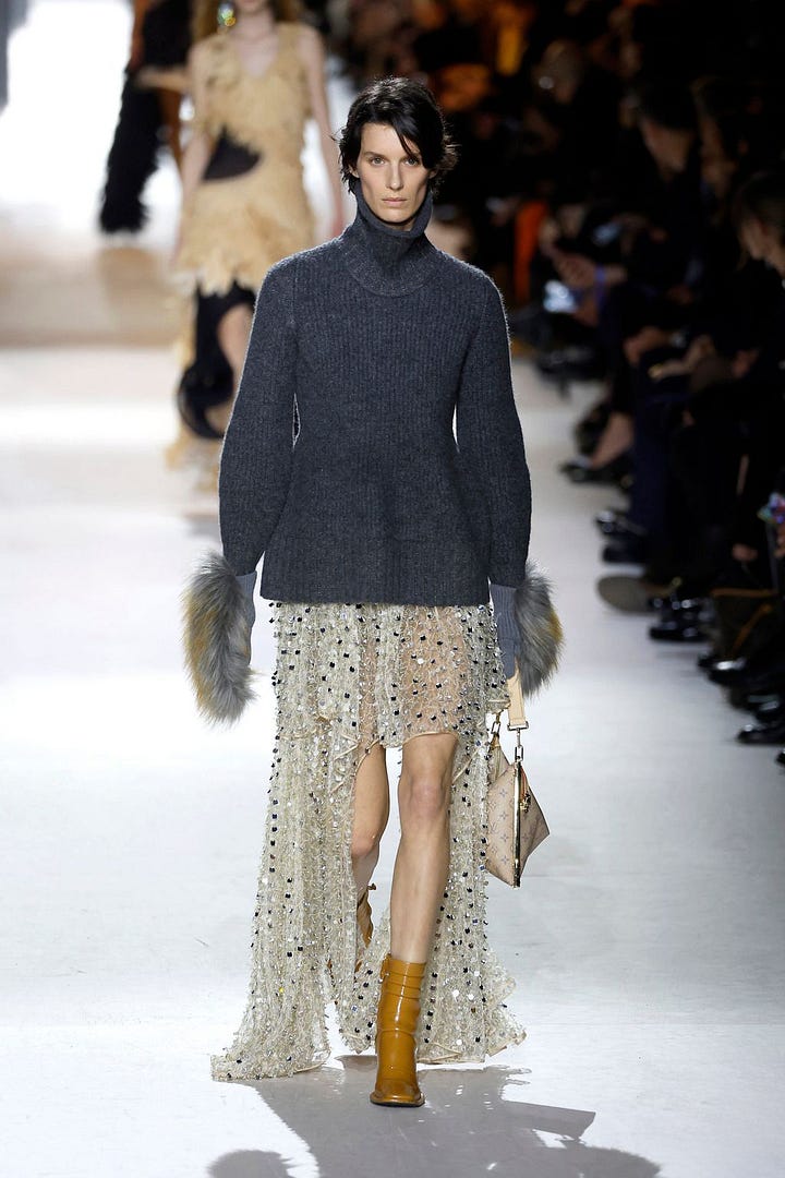 AW24/25 SKIRT TRENDS - Brunette from Wall Street