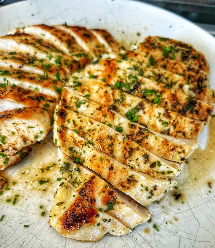 Perfectly Cooked Chicken Breasts - by andrew gruel