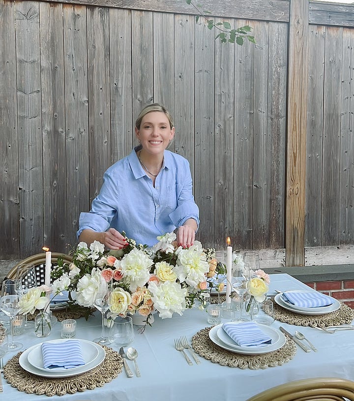 A Garden Style Dinner Party - THE FLOWERS by Kyla Malkani