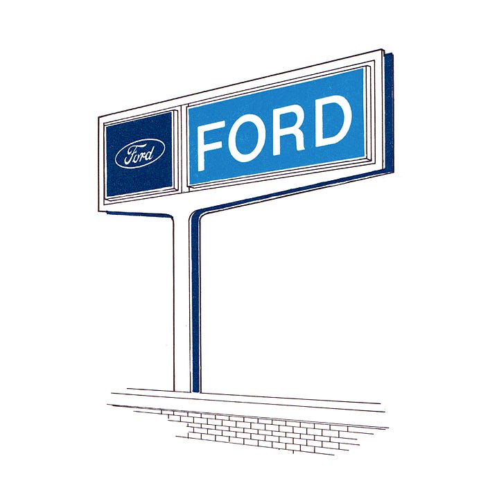 Ford by Unimark & Paul Rand, 1965 – Logo Histories