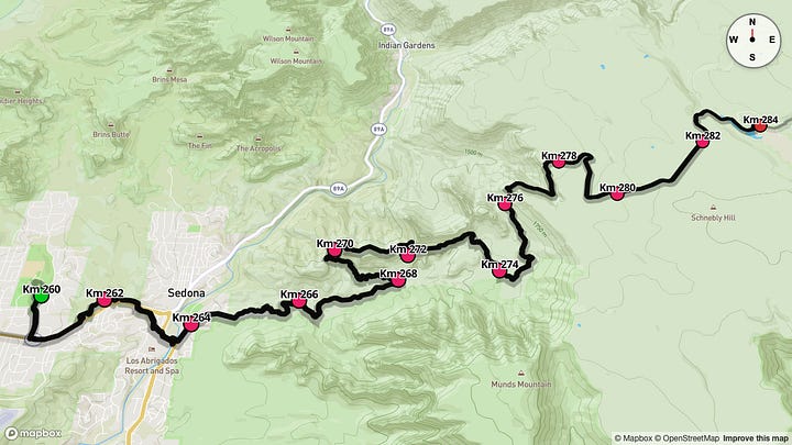 The 2025 Cocodona 250 Course Guide - Metric Edition (Kilometers & Meters)