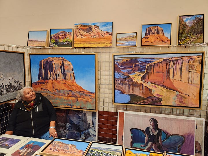 The Visual Complexity of Plein-Air Painting by Navajo Artist Monty Singer