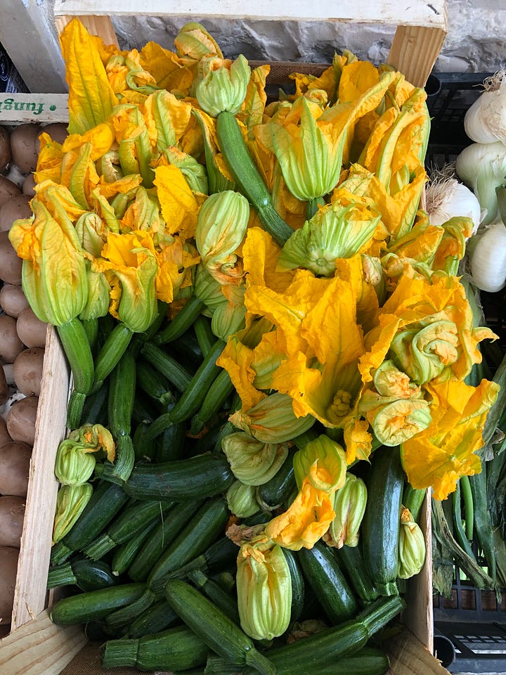 Main Dish: Agretti - by Annabelle - Raw Octopus