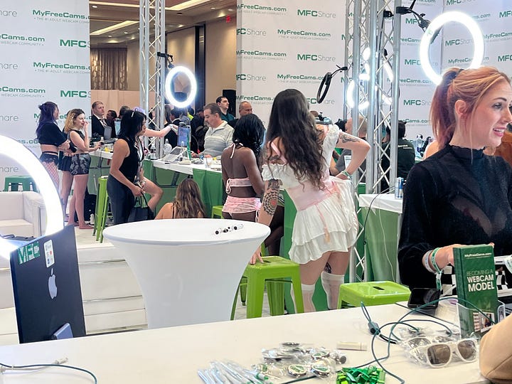 Adult entertainment convention coverage - by Michael Estrin
