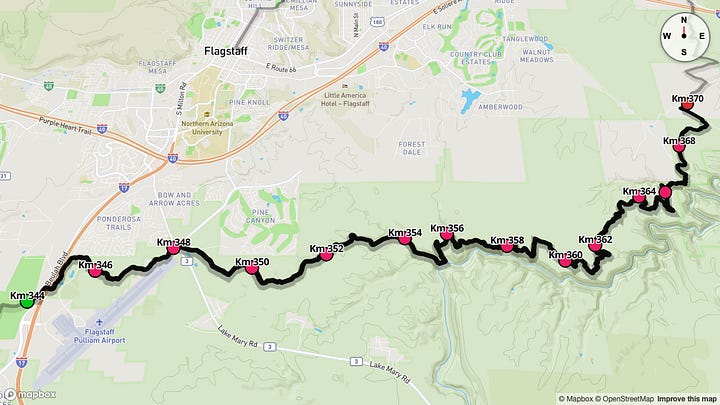 The 2025 Cocodona 250 Course Guide - Metric Edition (Kilometers & Meters)