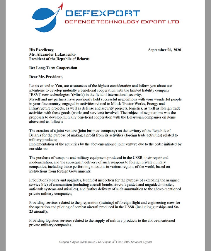 EXCLUSIVE: Erik Prince's Love Letter to "Europe's Last Dictator"