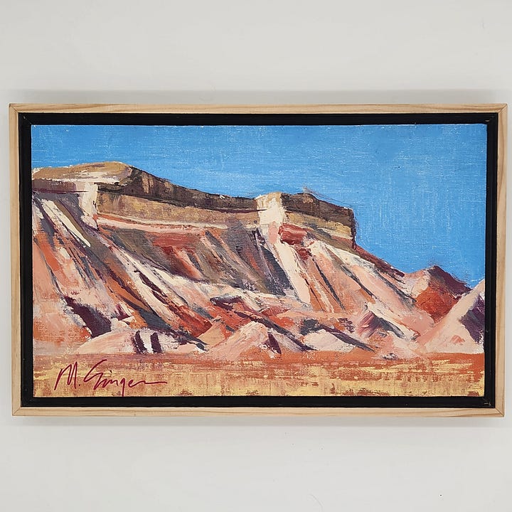The Visual Complexity of Plein-Air Painting by Navajo Artist Monty Singer