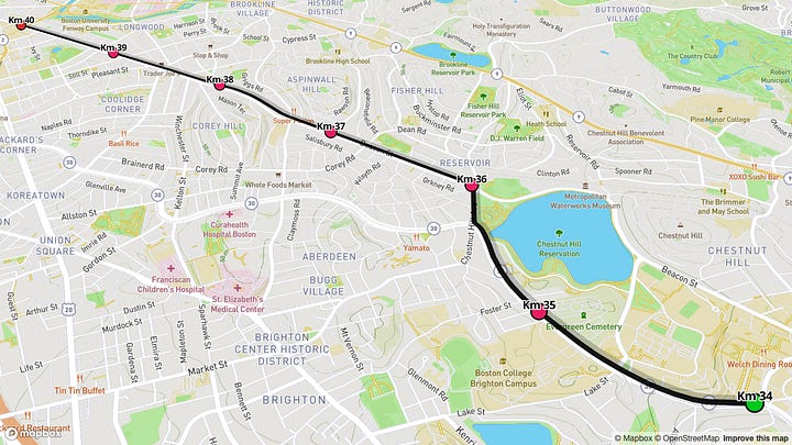 The 2025 Boston Marathon Course Guide - Metric Edition (Kilometers ...