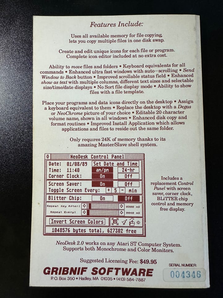 NeoDesk, the Desktop Alternative for the Atari ST