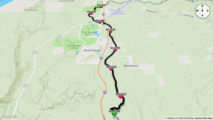 The 2025 Cocodona 250 Course Guide - Metric Edition (Kilometers & Meters)
