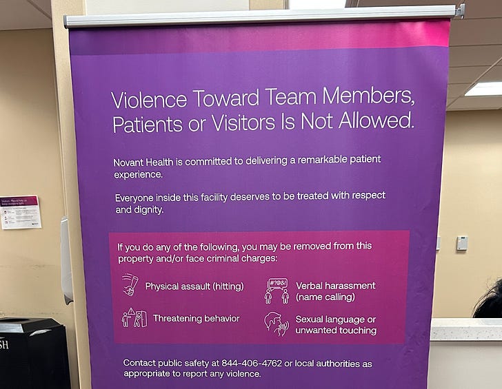 Doctors and nurses are being punched and bitten