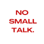 Please, No Small Talk | Substack