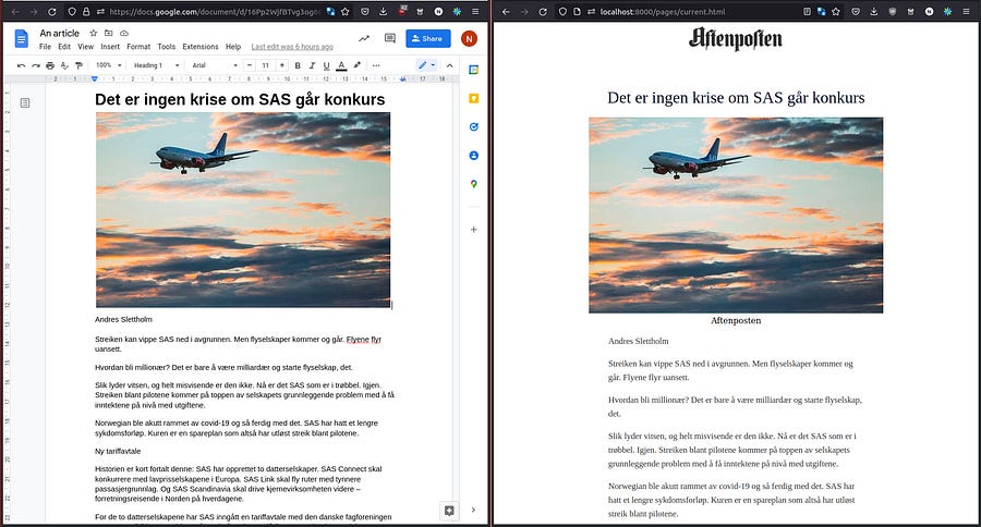 Inside Aftenposten | Noah Hall | Substack