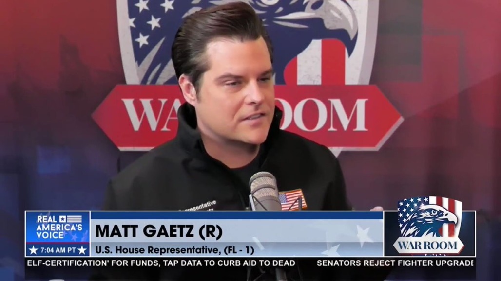US House of Representatives Matt Gaetz (R-Fl-1) Sees China Balloon Tied ...