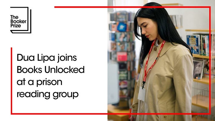 Really Inspiring Dua Lipa Invited To See Our Books Unlocked Prison 3375