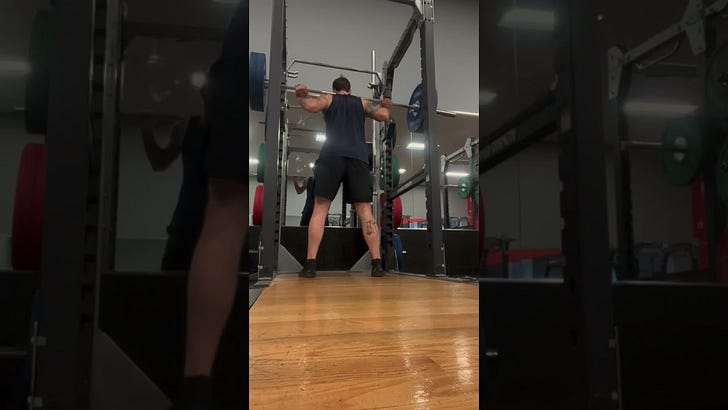 225 Back Squat Tim Stoddart