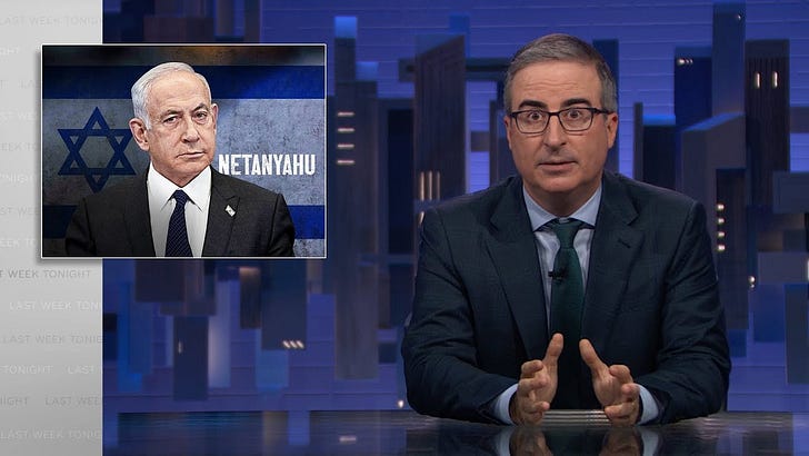 John Oliver’s Take Down of Bibi Netanyahu