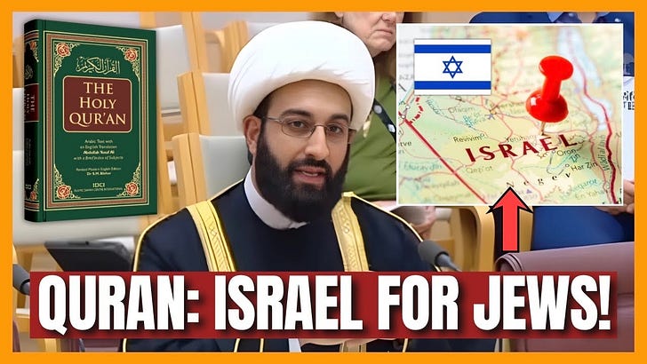 “Our QURAN PROVES Israel Belongs to THE JEWS!”