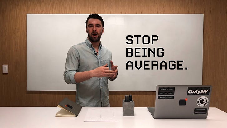 It's hard being average - by Jack Butcher - Visualize Value