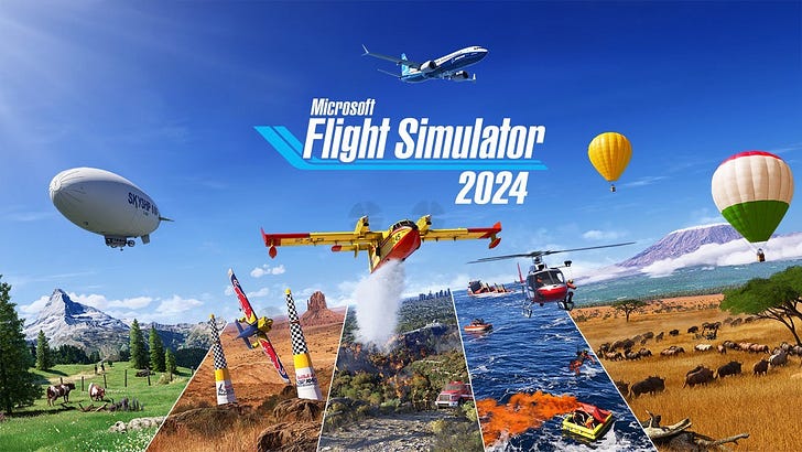 Flight Simulator 2024 on the Playstation 5