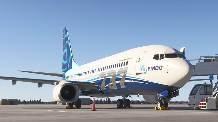 Livestream from Charlotte to Oklahoma City in the PMDG Boeing 737-800 ...