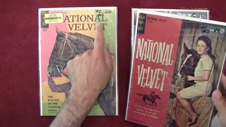 Reading Comics: National Velvet #1, Four Color #1195, Dell Comics, 1961 ...