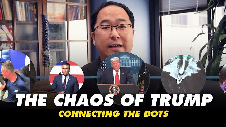 Trump Is Purposely Painting a Fuzzy Picture through Chaos. We Must Connect the Dots.