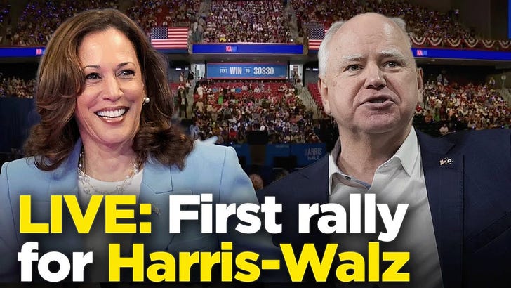 Harris-Walz First Rally Philly, PA. - by Ron Harold