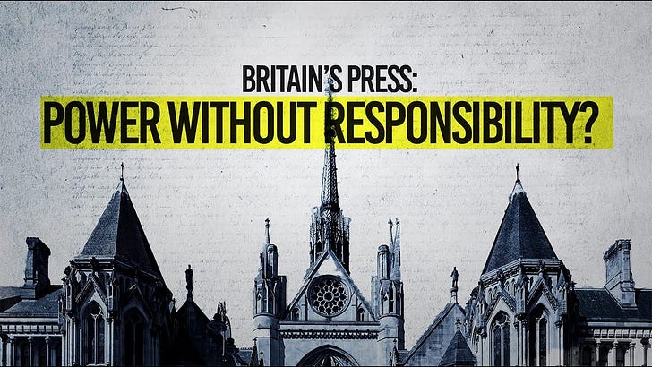🇬🇧 BRITAIN'S PRESS - POWER WITHOUT RESPONSIBILITY ? LEVENSON 2.0