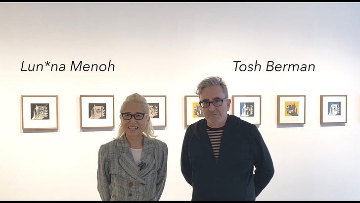 Lun*na Menoh and Tosh Berman at TOTAH in NYC