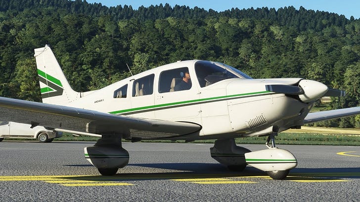 First look at the Carenado Piper PA-28 Archer II in Microsoft Flight ...