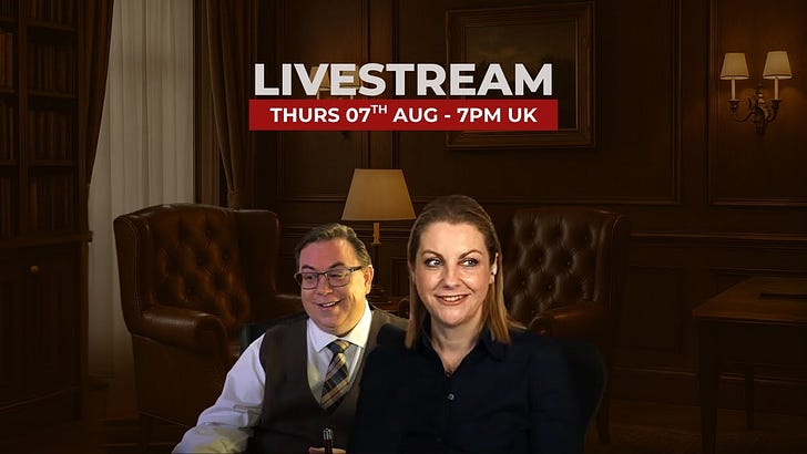 Livestream tomorrow at 7pm UK