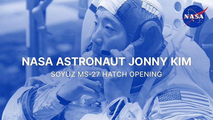 NASA Astronauts Arrive At ISS - by Charlie Martin