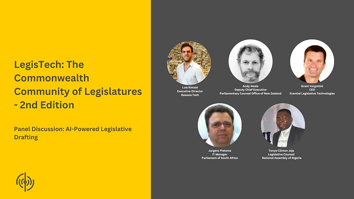AI-Powered Legislative Drafting - Videos | Bússola Tech