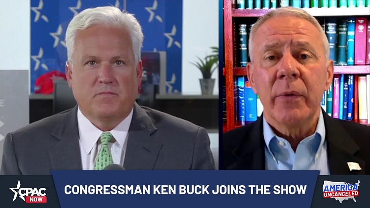 Rep. Ken Buck Joins America Uncanceled — CPAC Now - CPAC