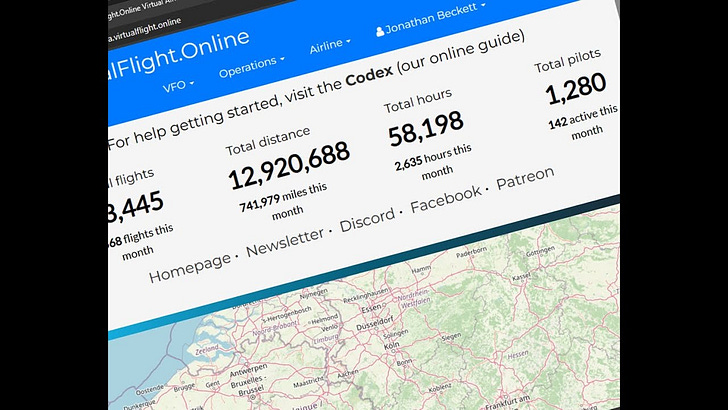 Revisiting VirtualFlight.Online and explaining how ACARS works