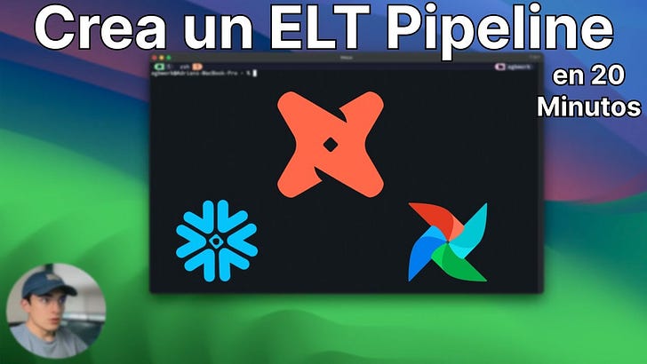 Crea un Pipeline ELT en 20 Minutos (dbt, Snowflake, Airflow) - Código paso a paso