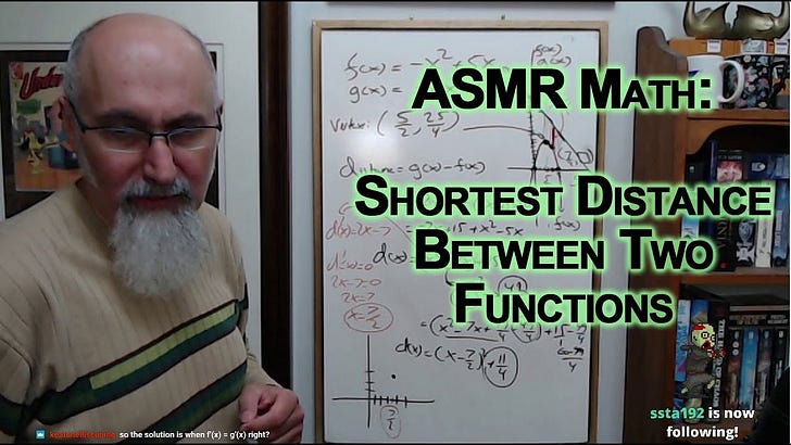 Shortest Distance Between Two Functions That Don't Intersect: Linear ... Shortest Distance Between Two Functions That Don't Intersect: Linear ...