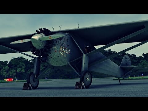 First look at the Ryan NYP in Microsoft Flight Simulator