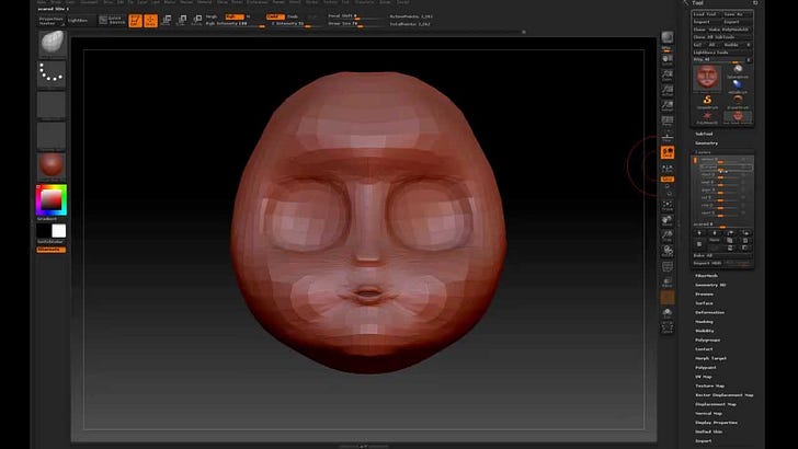 Making facial morphs with Zbrush for use in Cinema 4d